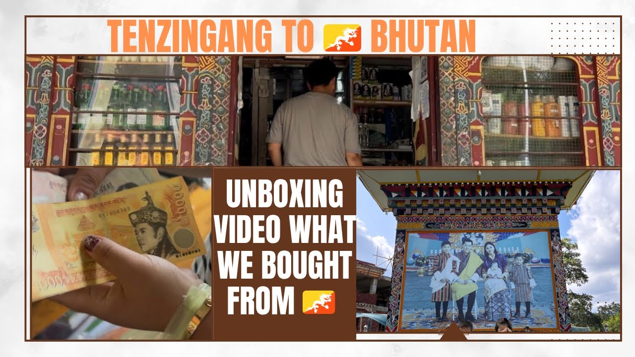 TENZINGANG TO BHUTAN 🇧🇹 OMG 😱 INDIA 🇮🇳 AND BHUTAN GETWAY SHOPPING 🛍️ ...