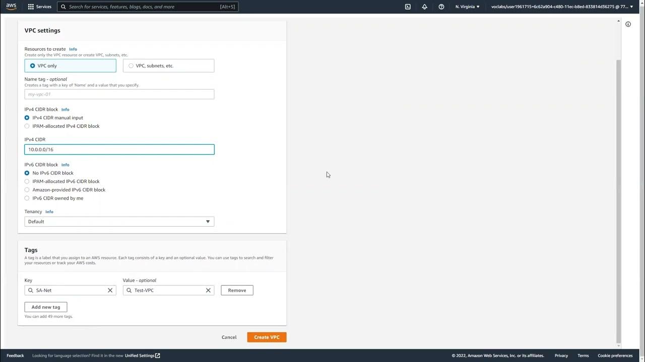 Create/Delete VPC - AWS - YouTube