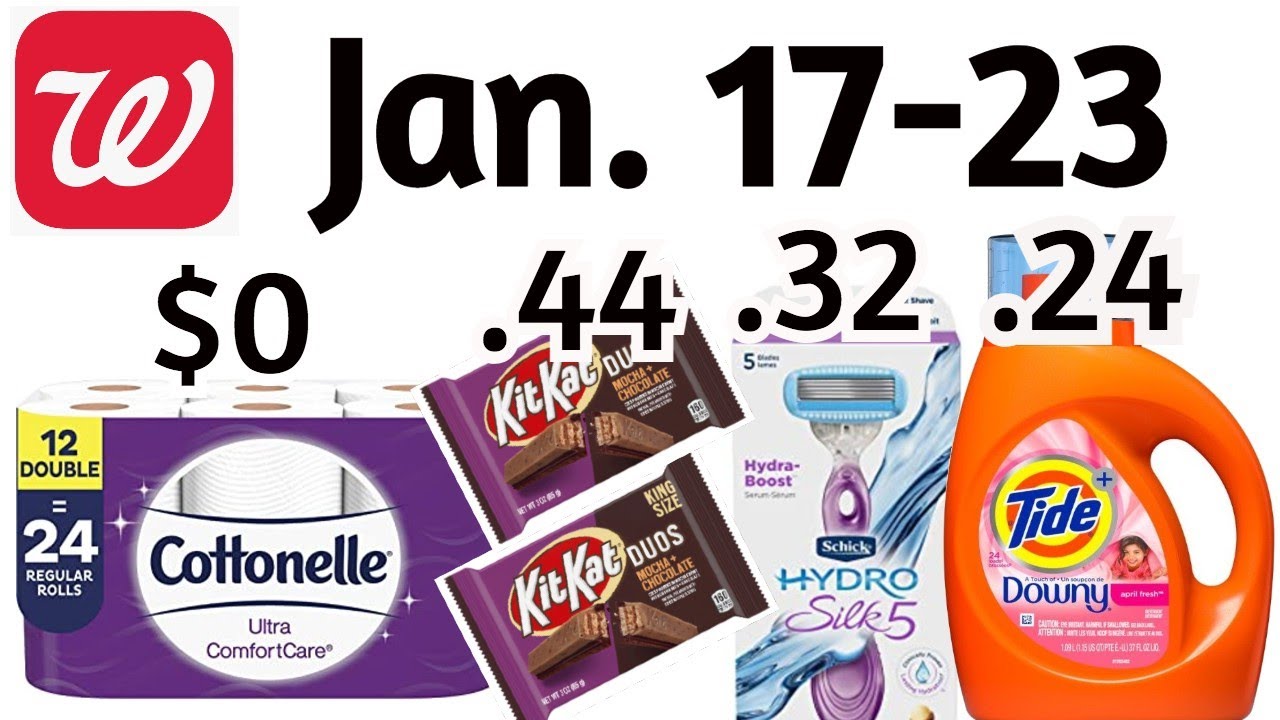 Walgreens **CHEAP** Tide + TP! Jan. 17 to 23 - YouTube