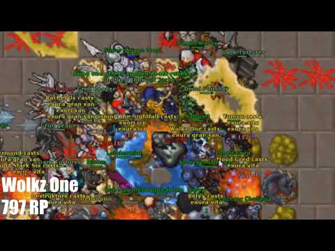 Tibia- Killing Level 797 RP & 567 MS (Diamond Reappers Wintera) - YouTube