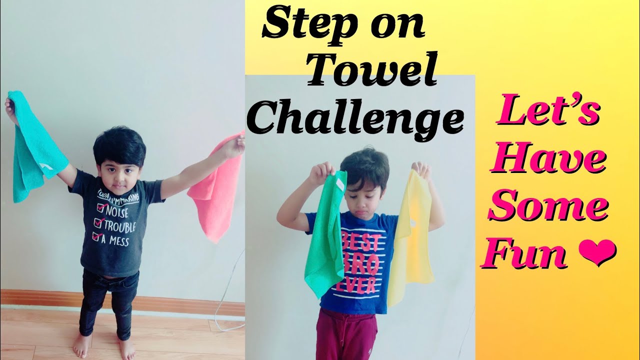 Step on towel challenge - YouTube