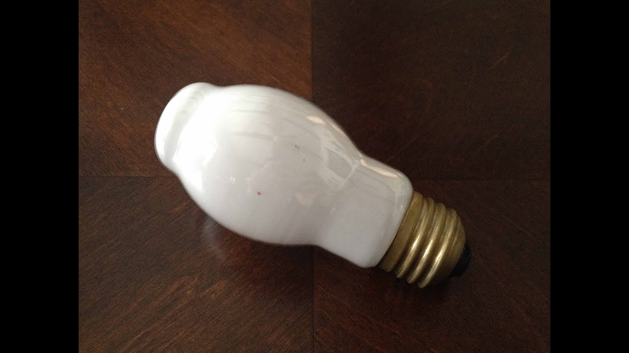 Old Philips 60watt White Halogen Light Bulb - YouTube