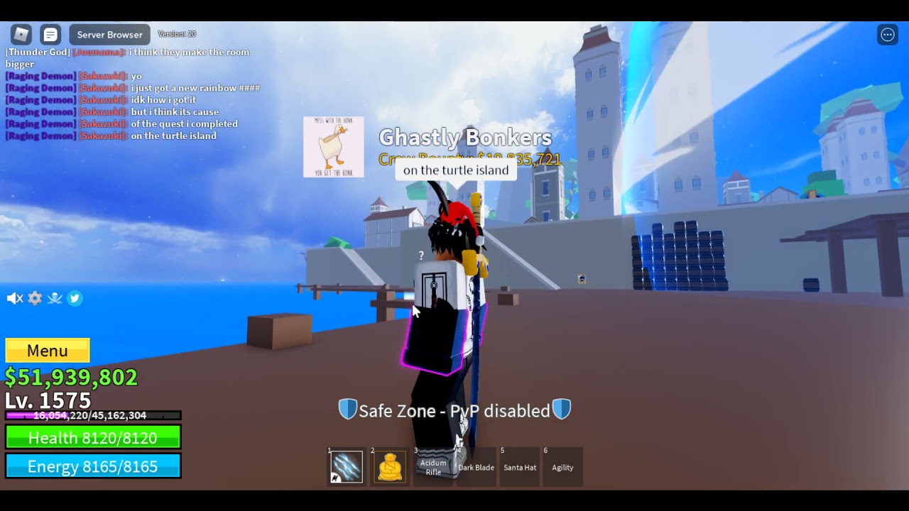 Blox fruits Update 15, Rainbow haki?? (Horned man quest) - YouTube