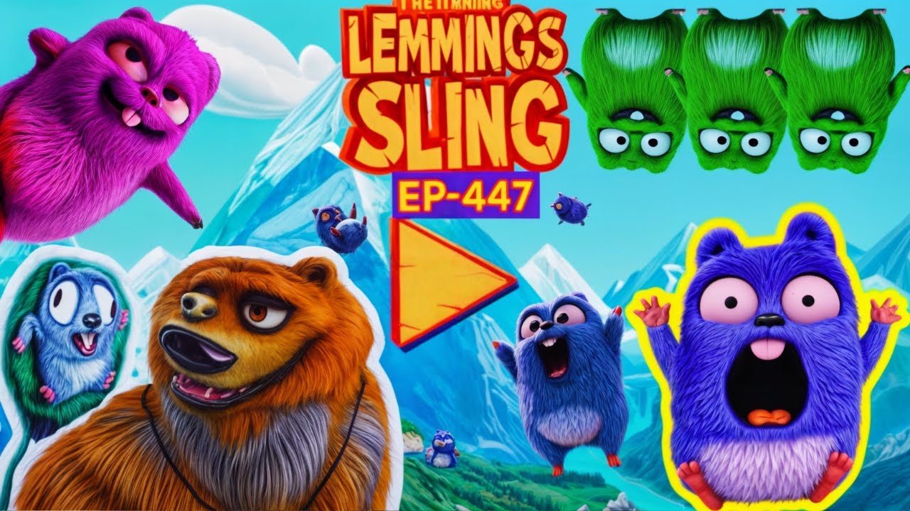 Super Excited Lemmings Sling Shot Gameplay - Unlimited Lemmings Sling ...
