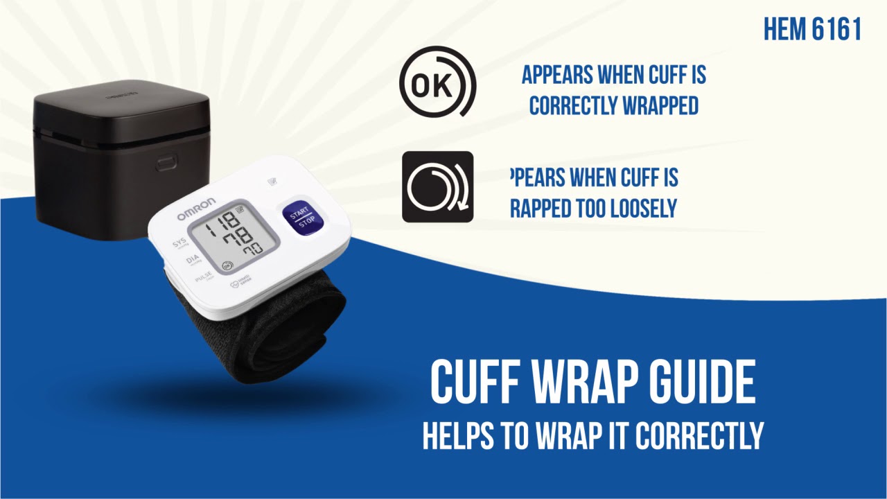 Omron Basic Wrist BP Monitor - HEM 6161 - YouTube