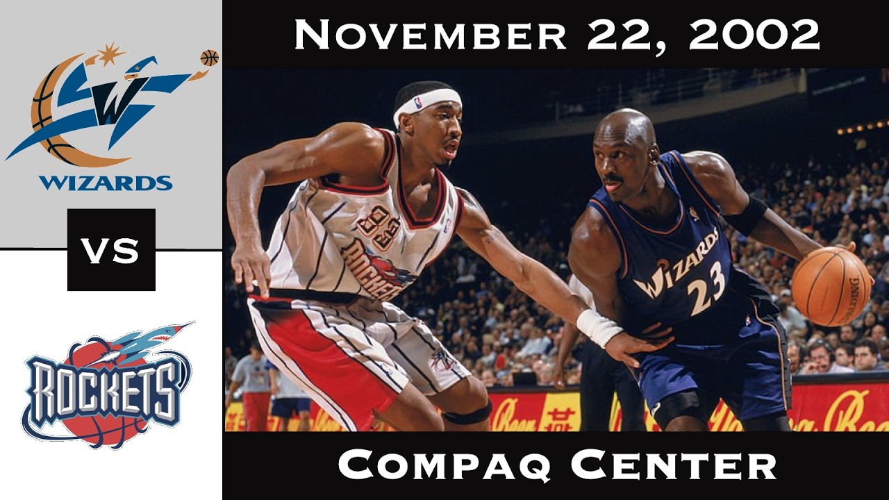 Full Game: Michael Jordan’s Final Stand in Houston | Wizards vs Rockets ...