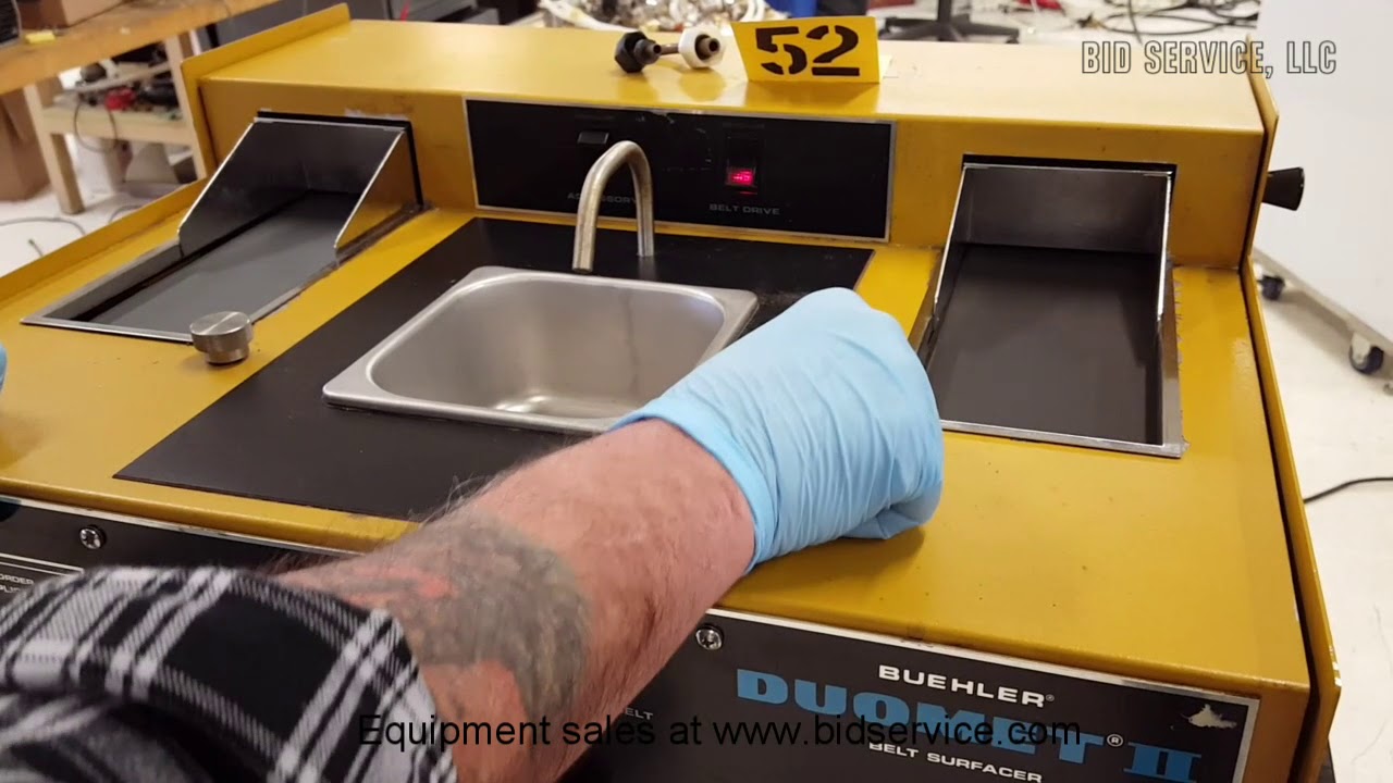Buehler Duomet II Belt Sander #59657 - YouTube