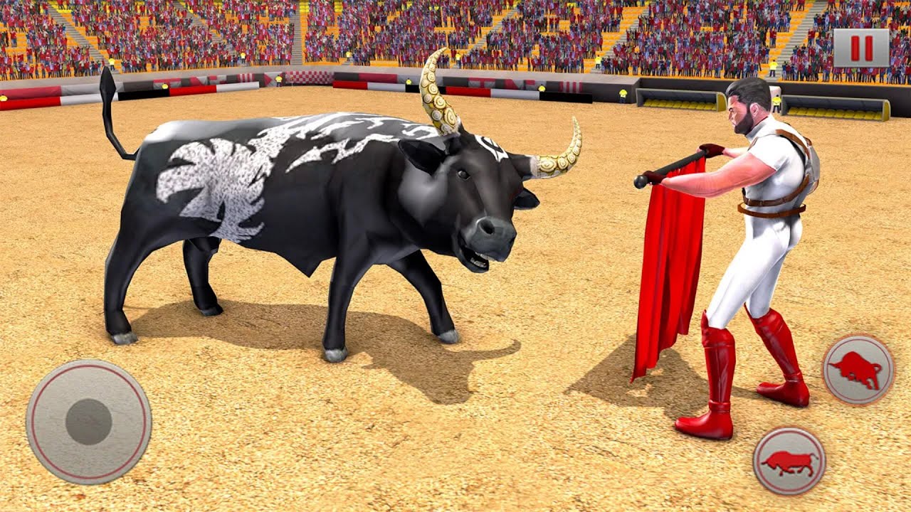 Thrilling Wild Bull Attack Simulator Gameplay on Android - YouTube