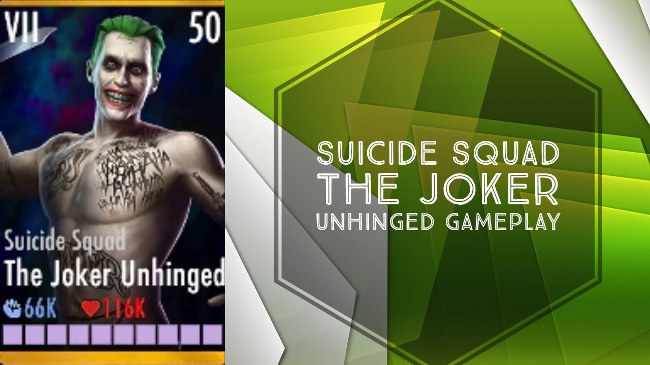 Injustice Gods Among Us-Suicide Squad The Joker Unhinged Gameplay Elite VII - YouTube