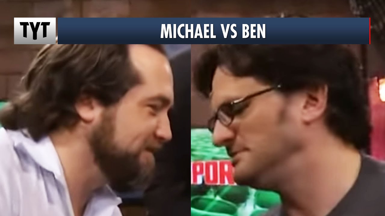 TITANIC BATTLE: Ben Mankiewicz vs Michael Shure Arm Wrestling - YouTube