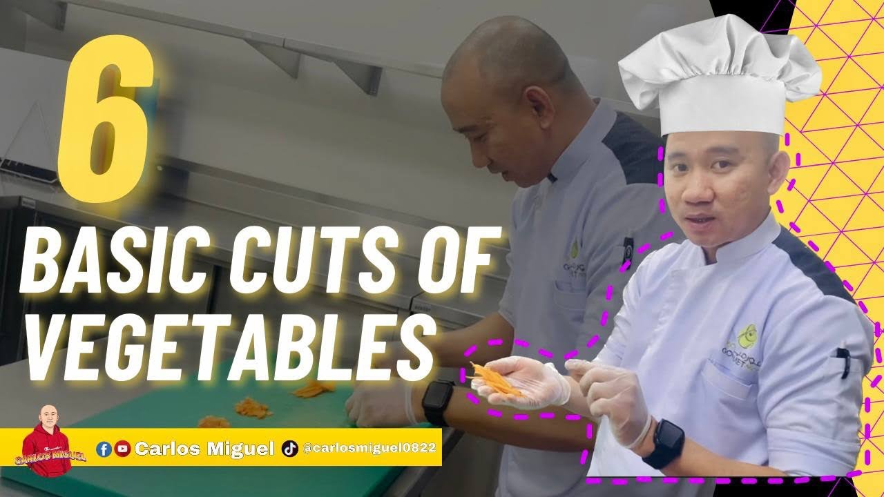 6 BASIC CUTS OF VEGETABLES - YouTube