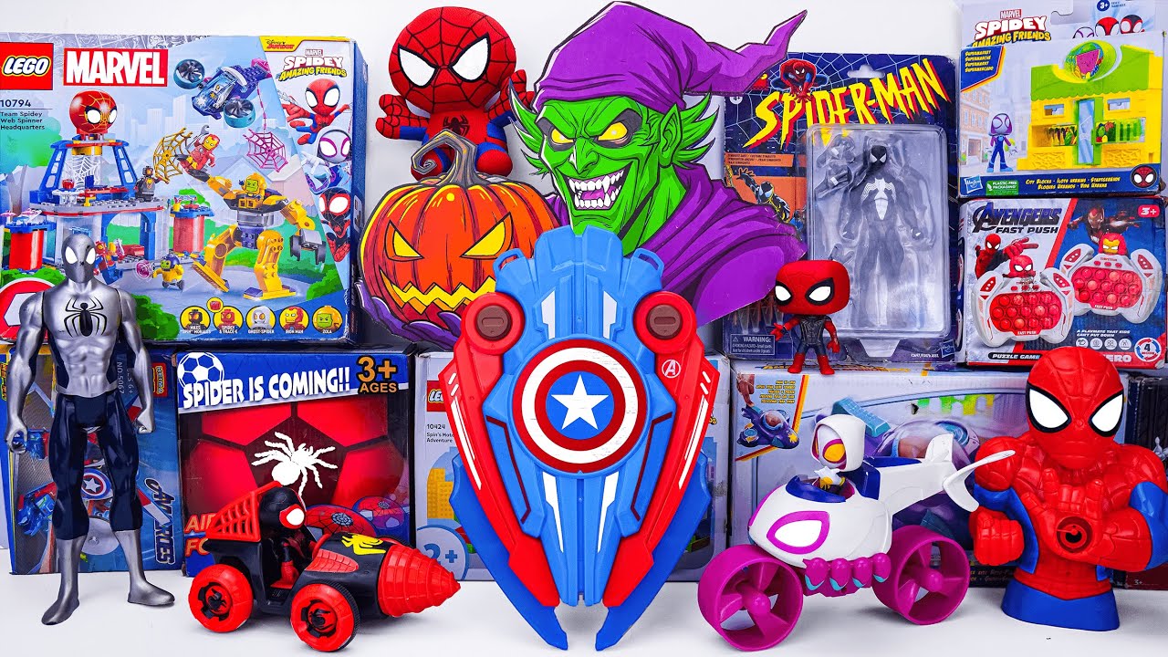 Marvel Spiderman Toys Unboxing Review | Spider Man Mask | Spider Man ...