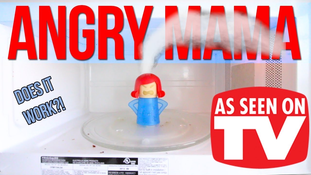 Testing out the ANGRY MAMA microwave toy! | As Seen On TV! - YouTube