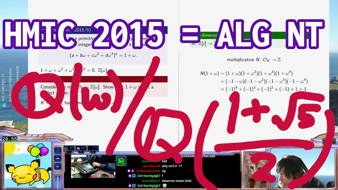 HMMT Invitational 2015/5: ALGEBRAIC NUMBER THEORY!? - YouTube