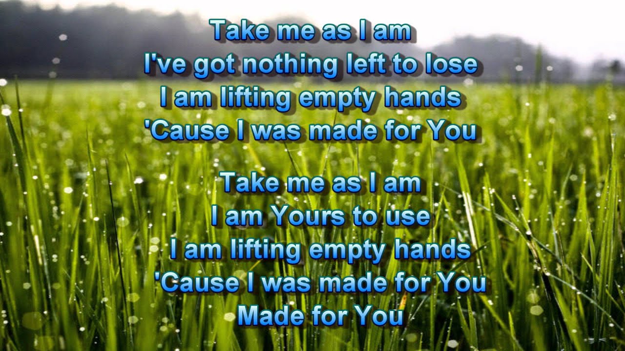 Made for You by Building 429 Lyrics - YouTube