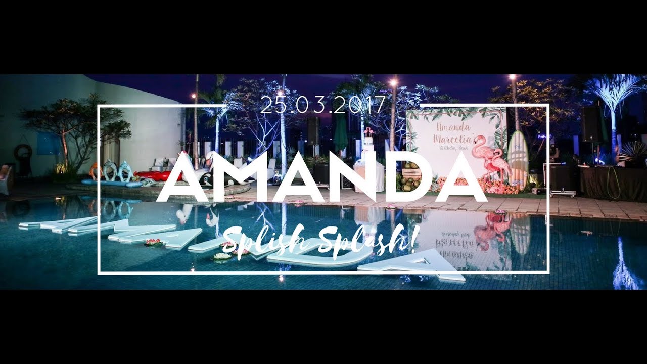 Amanda Marcelia | Sweet 17th Pool Party - YouTube