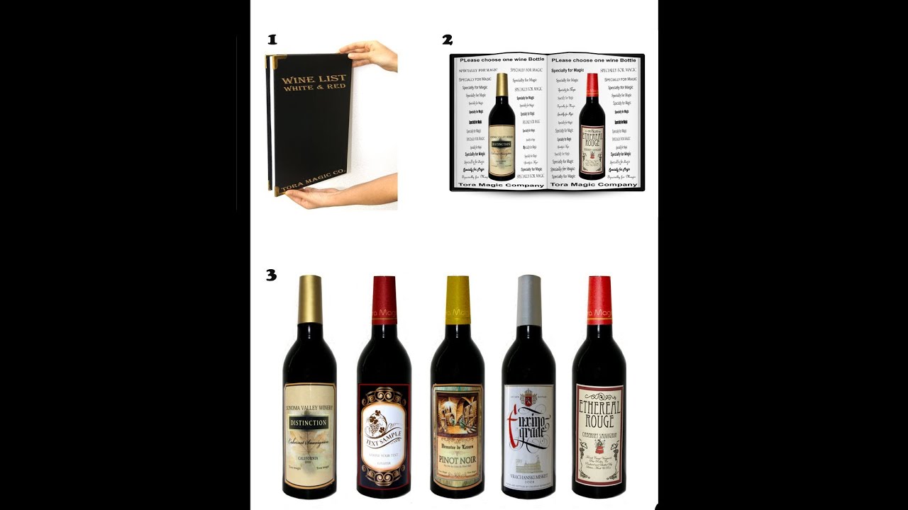 Magic Wine List by Tora Magic - YouTube