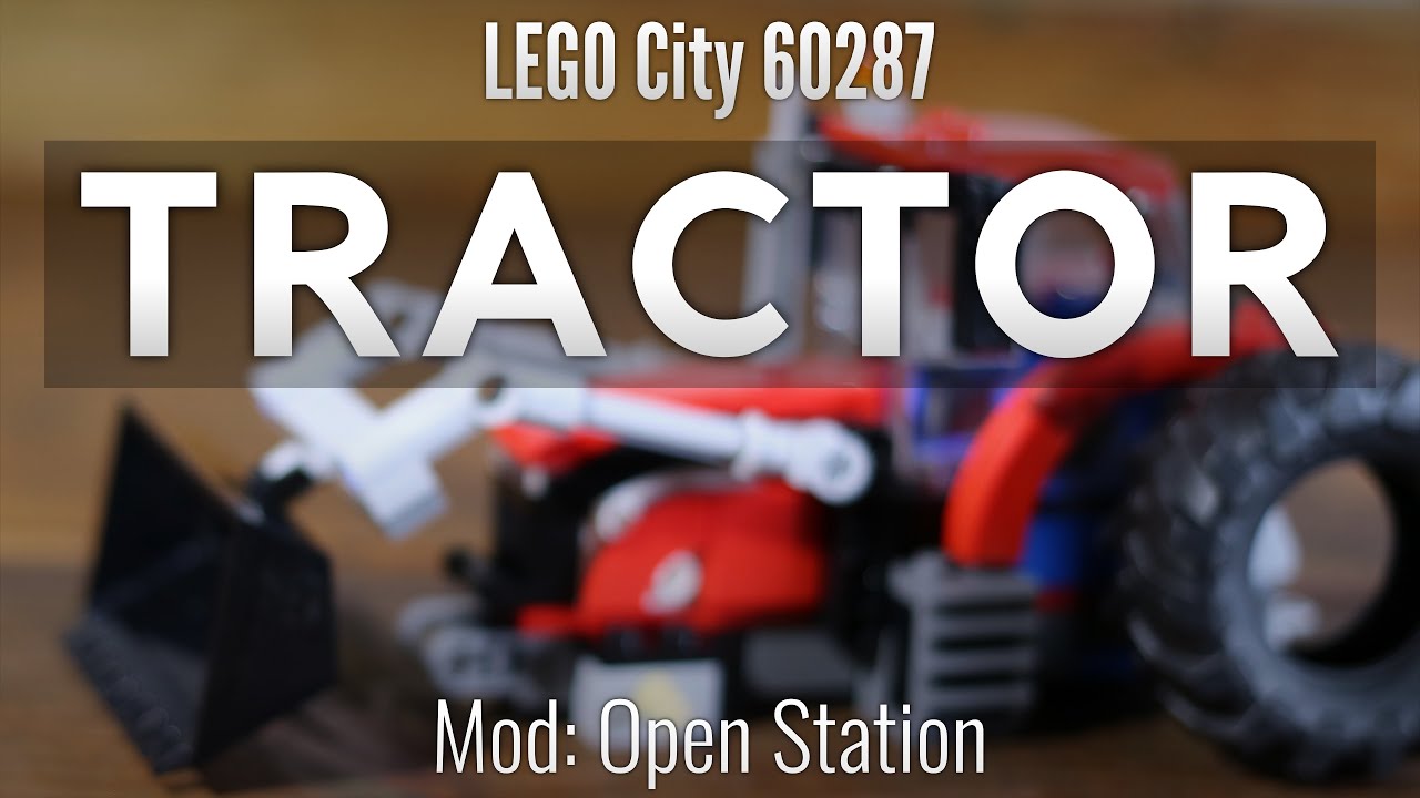 LEGO City Tractor 60287 Mod: Open Station - YouTube