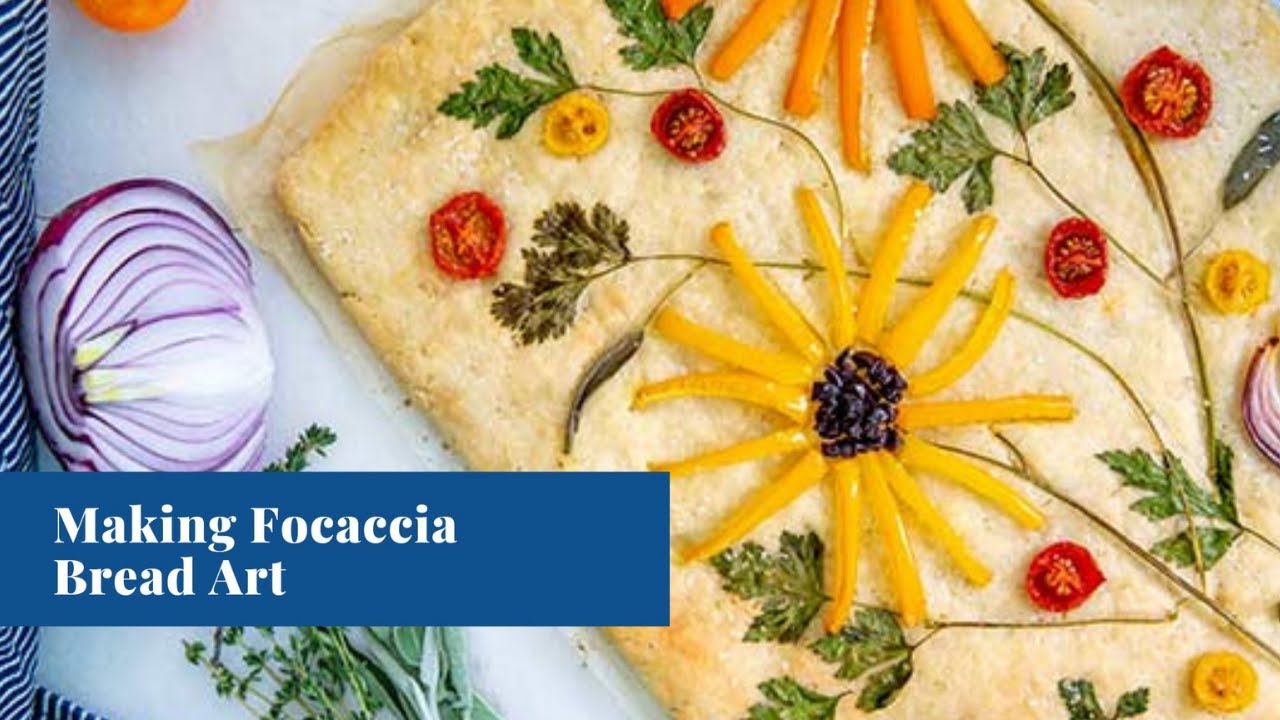 Masterclass | Making Focaccia Bread Art - YouTube