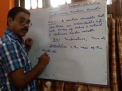 Class XII,Statistics,topic-Random variable & probability distribution ...