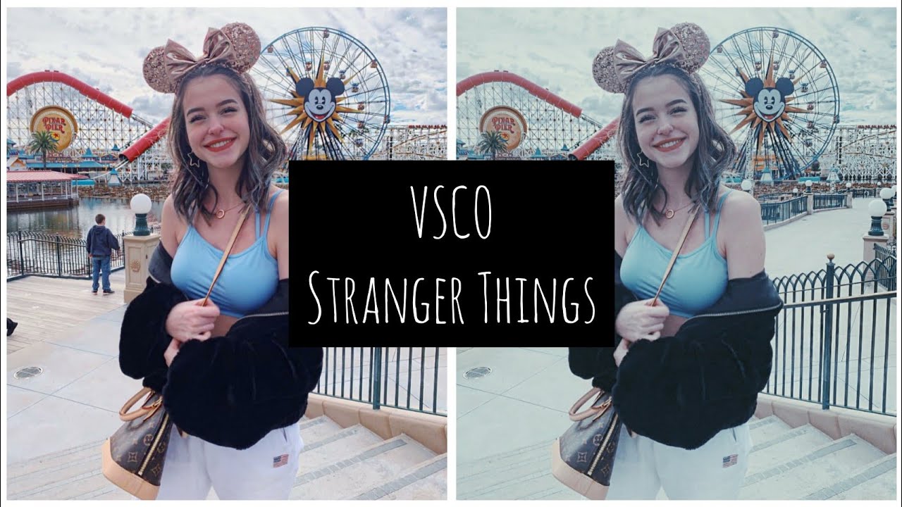 TUTORIAL VSCO | STRANGER THINGS FILTERS - YouTube