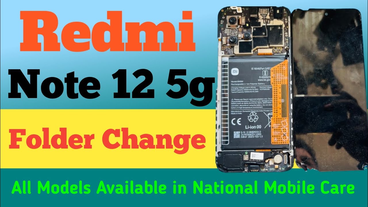 Redmi Note 12 5g Display Change | How To Change Redmi Note 12 5g Screen ...