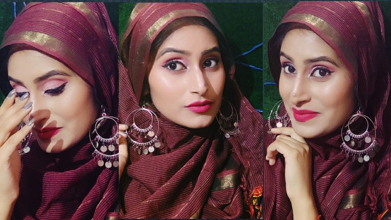 Easy Eid Makeup Tutorial || Eid Mubaraka Makeup look || Simple Eid ...