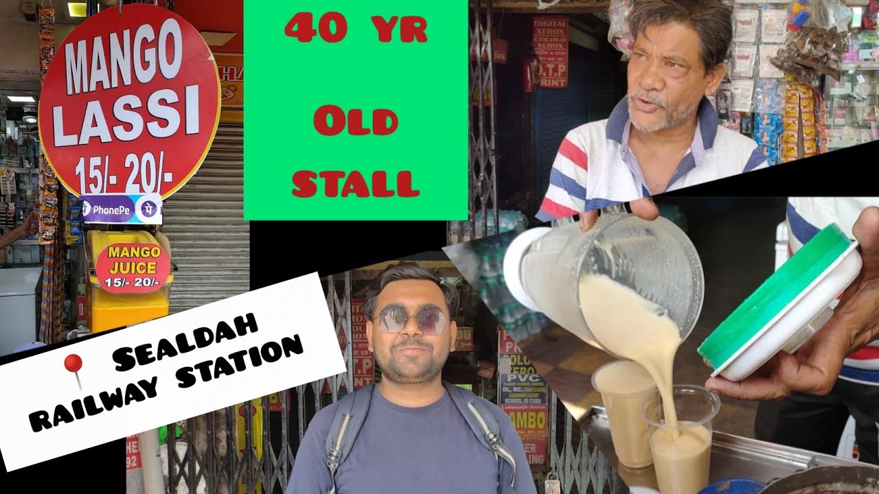 40'yr Old Lassi Stall at Sealdah railway station ️ - YouTube