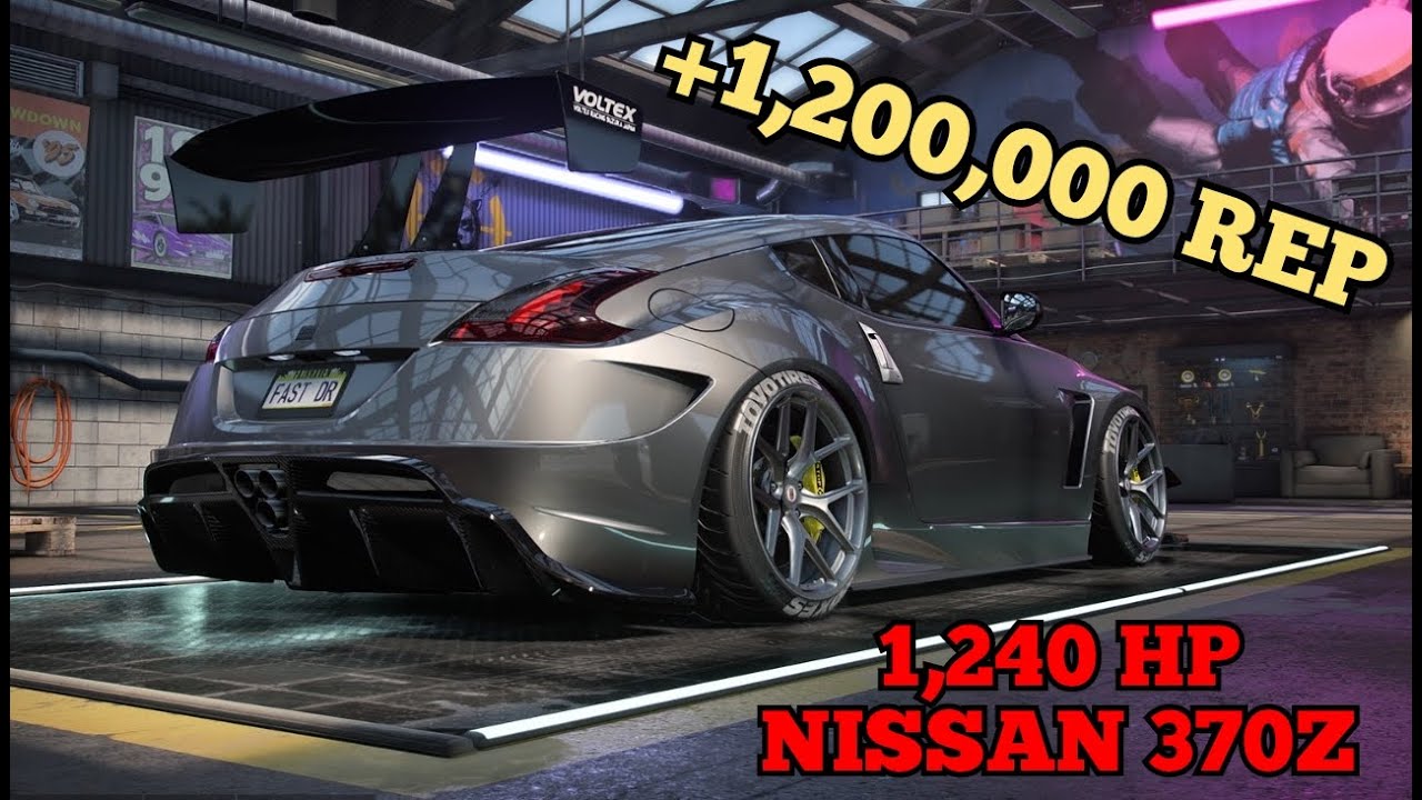 NFS HEAT NISSAN 370Z night races 🏁 and make 1,258,856 REP in one night ...