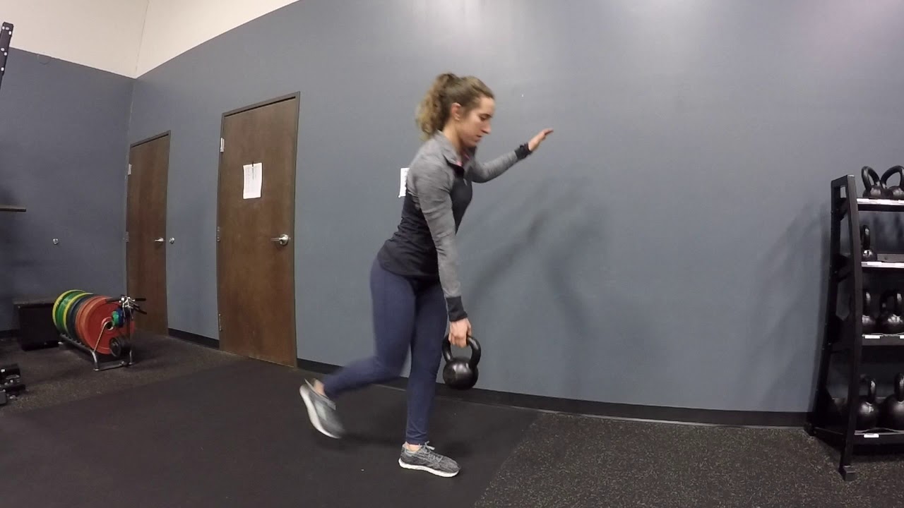 Kettlebell Single Leg Romanian Deadlift - YouTube