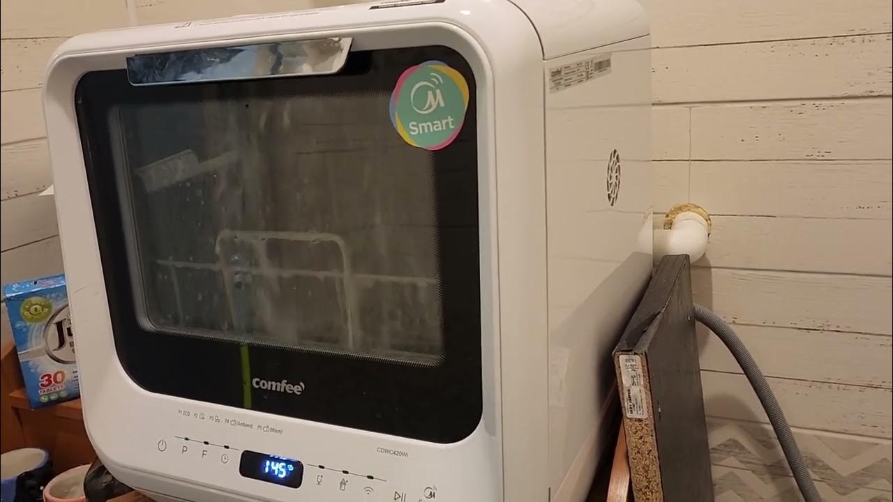 Компактная посудомоечная машина Comfee CDWC420Wi - YouTube