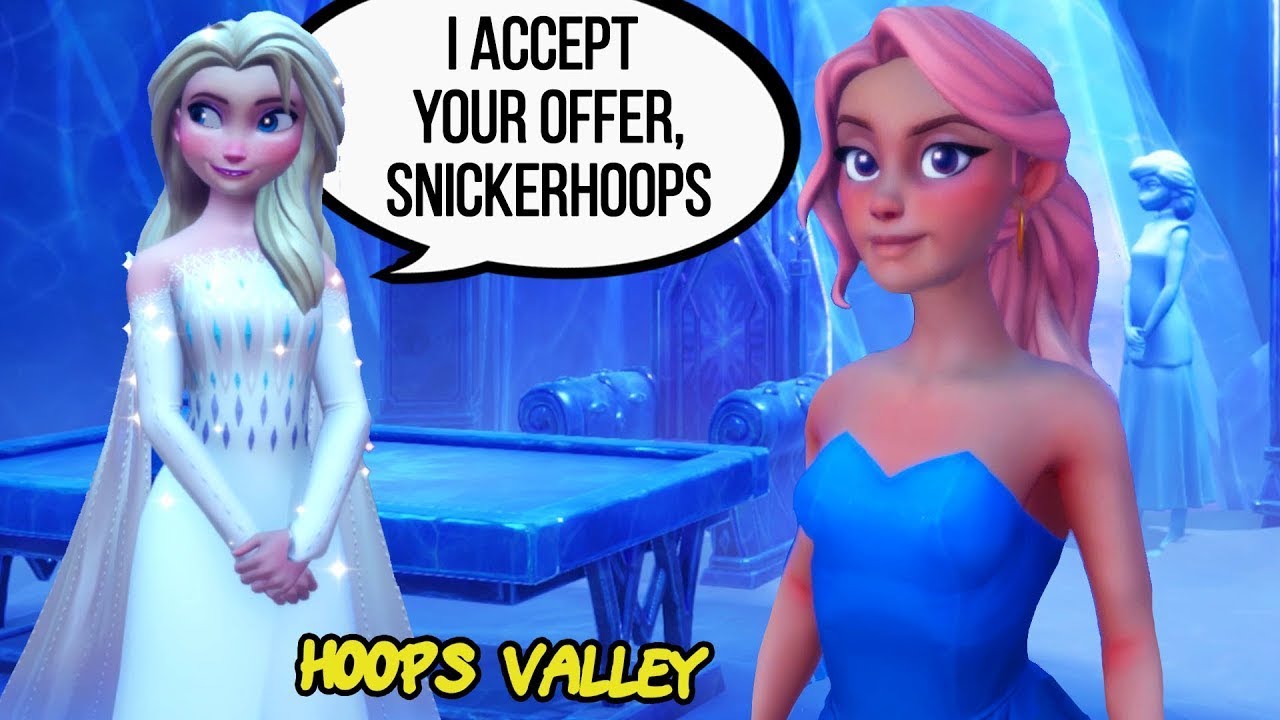 ELSA Moves to HOOPS VALLEY | Disney Dreamlight Valley Gameplay - YouTube