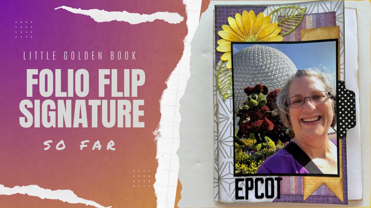 This is what I have done so far in my flip folio signature. - YouTube