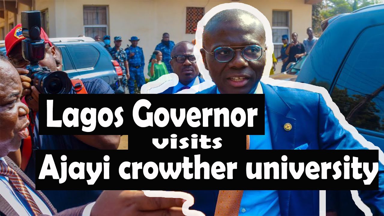 Lagos state Gov. Sanwo olu, in Ajayi crowther university - YouTube