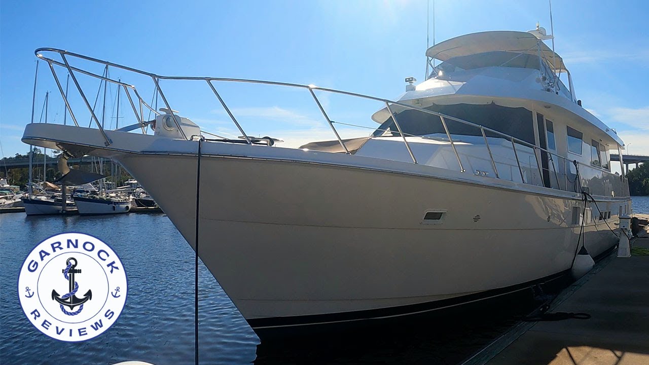 [Sold] - $575,000 - (1991/2008) Hatteras 70 Cockpit Motor Yacht For ...