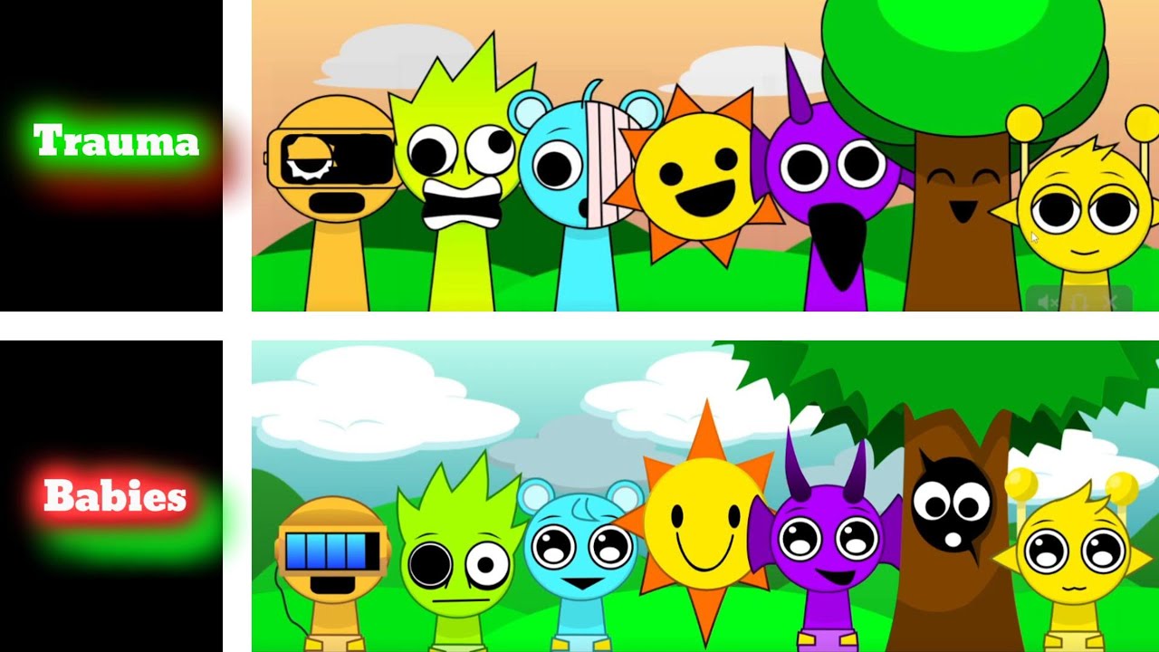 Sprunki Trauma VS Sprunki Babies ! (Sprunki) - YouTube