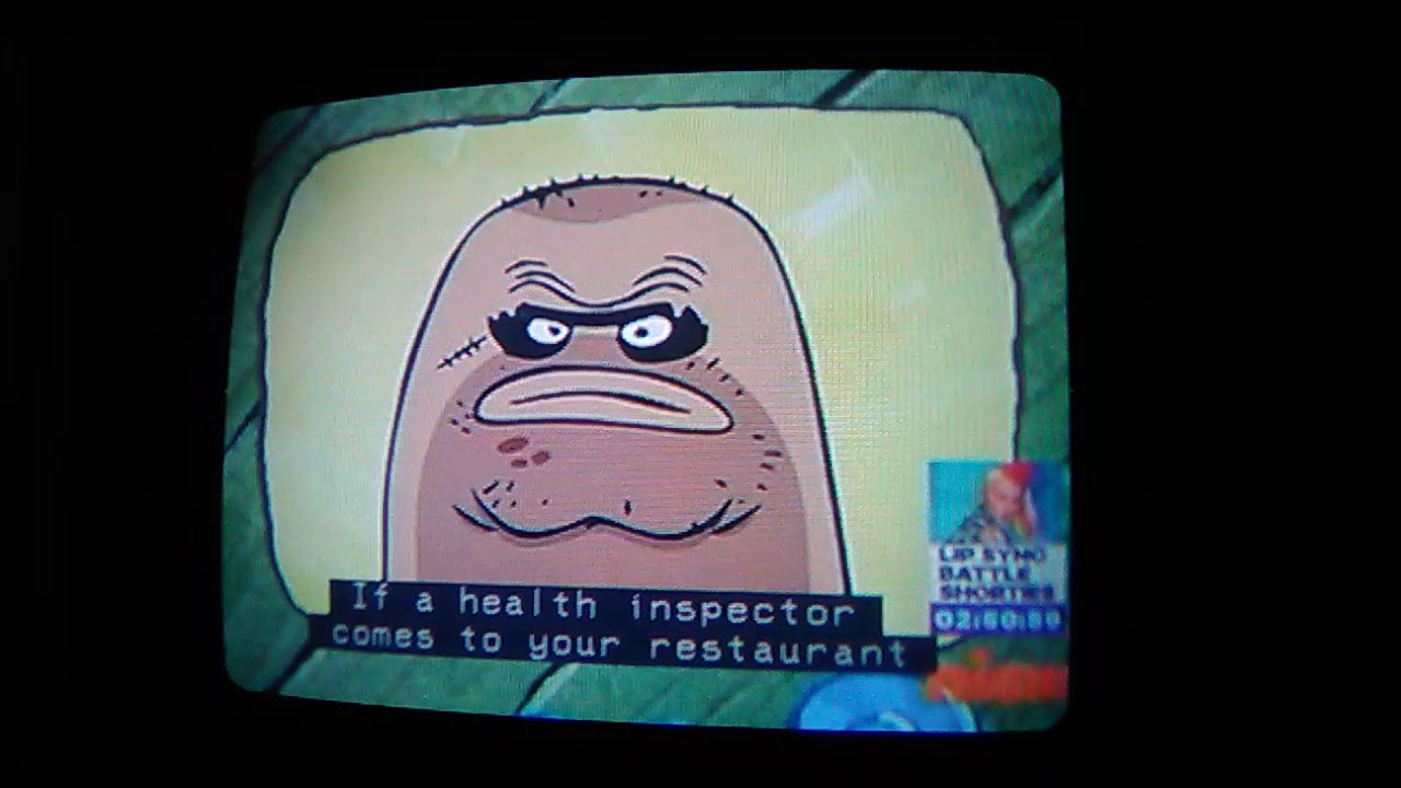 SpongeBob SquarePants Fake heath inspector captured - YouTube