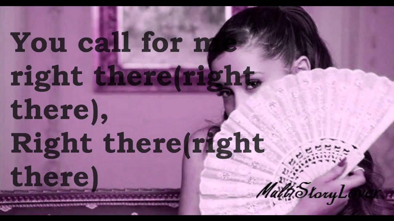 Ariana Grande - Right There - Lyrics (Pitched Voice) - YouTube