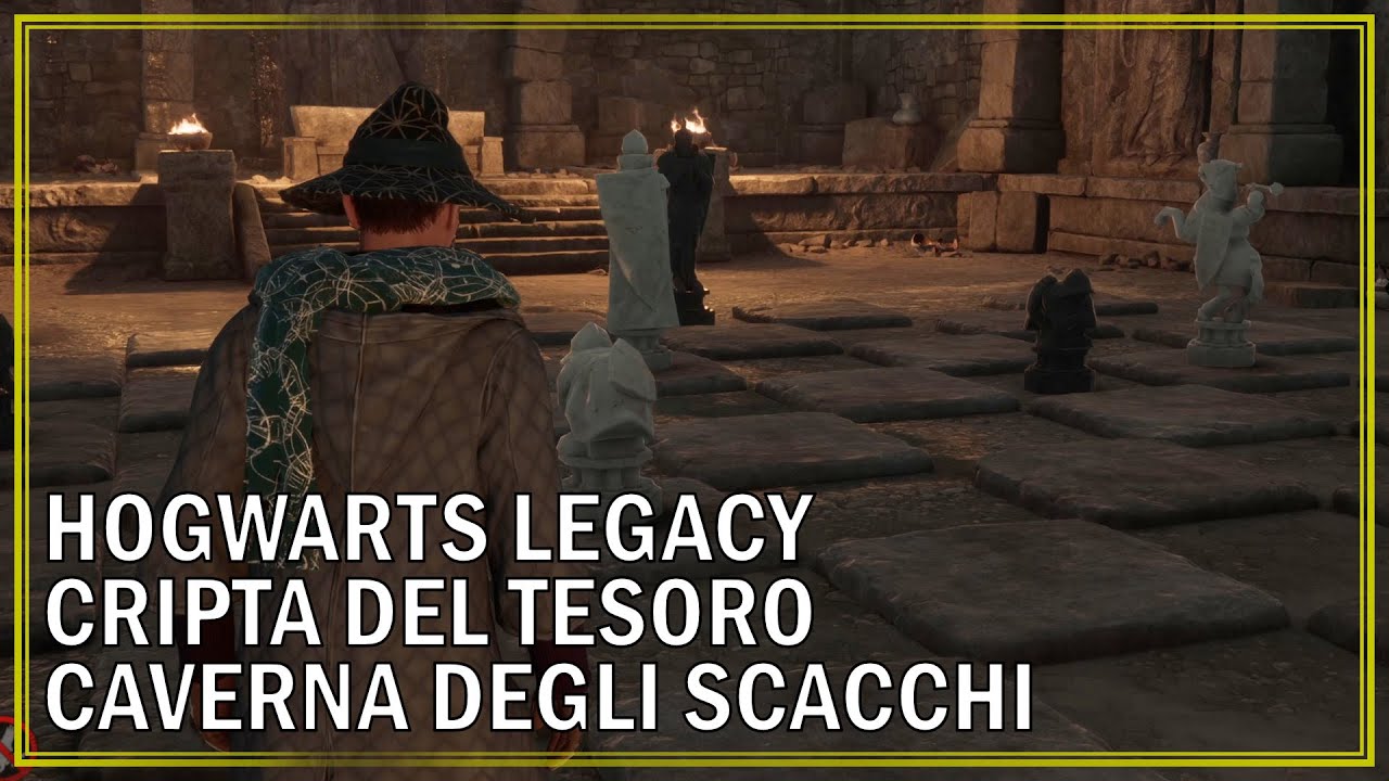 Hogwarts Legacy Cripta del Tesoro Puzzle degli Scacchi - YouTube