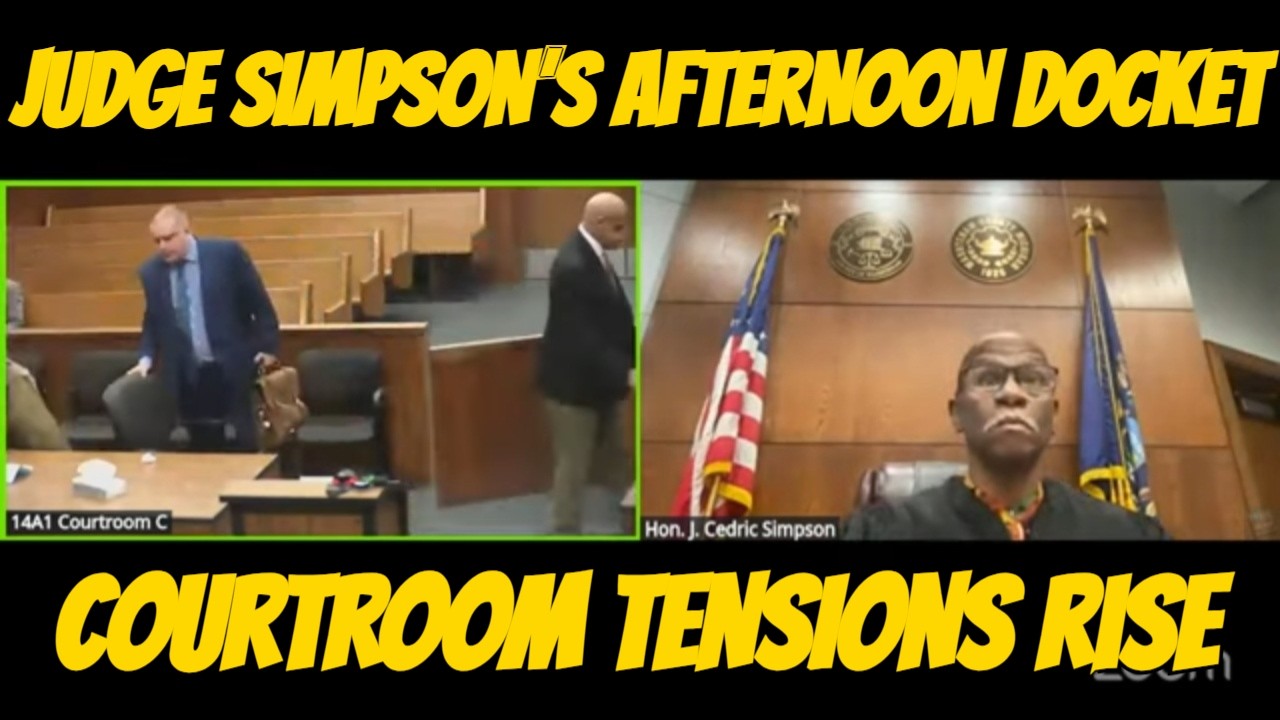 Pressure Builds Up FAST in Judge Simpson’s Afternoon Docket ⚖️ - YouTube