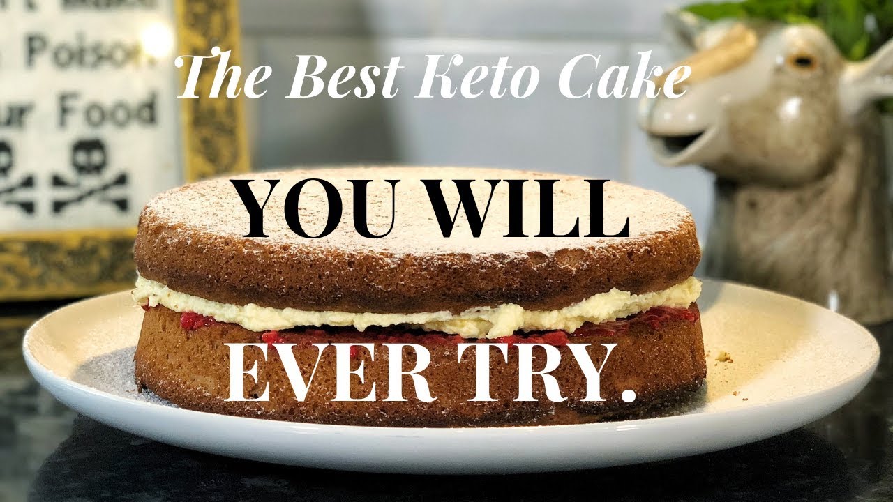 Eating Victoria Sponge Cake on the KETO DIET?! - Chucks Keto Kitchen ...