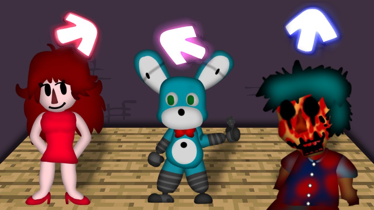 FNF 3D Character Test | Gameplay VS Playground | The Walten Files ...