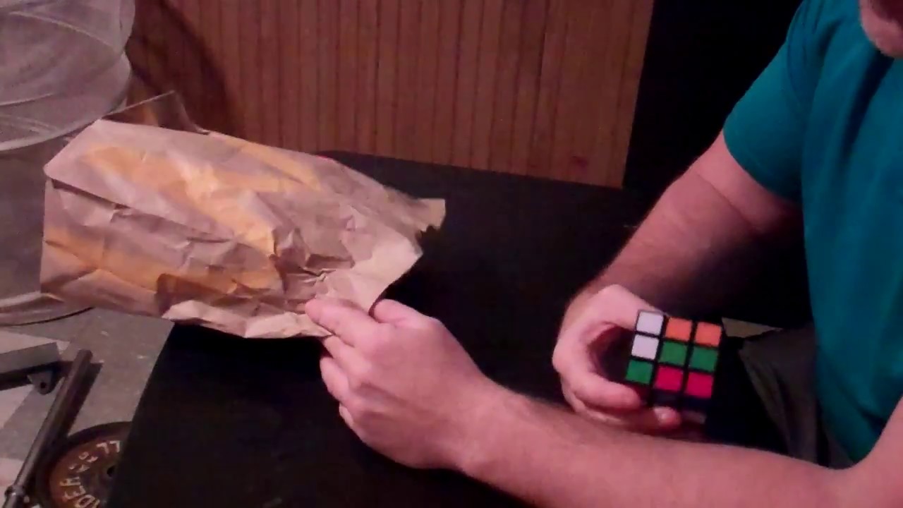 Mixed Up Rubik's Cube In Bag Magical Solved - Step By Step Tutorial ...