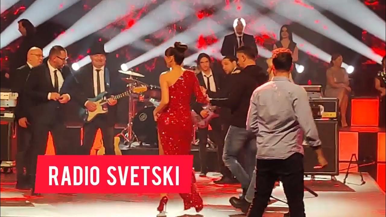 Ceca stigla na snimanje NG RTS! Blista u crvenoj haljini sa sljokicama - YouTube