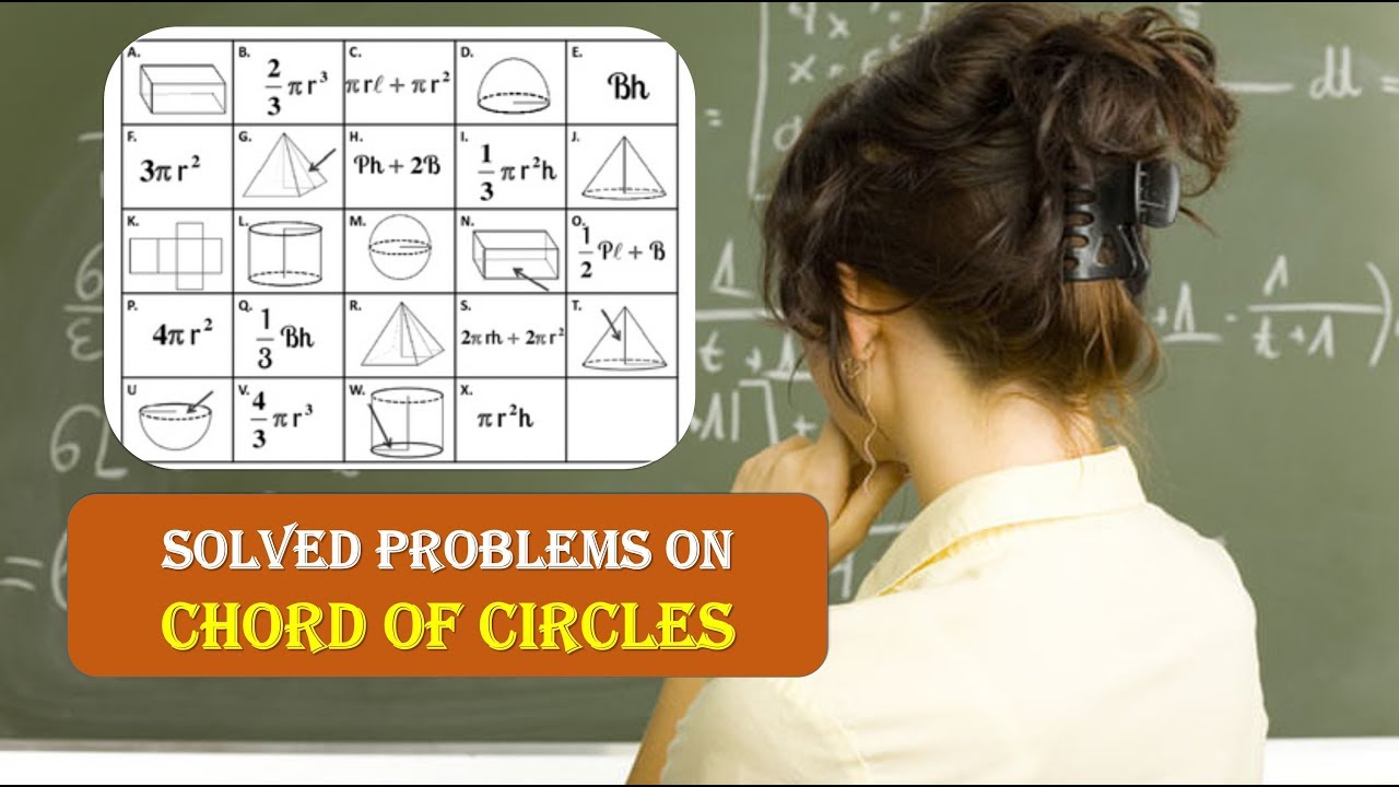 Solved Problems on Chord of Circles - YouTube