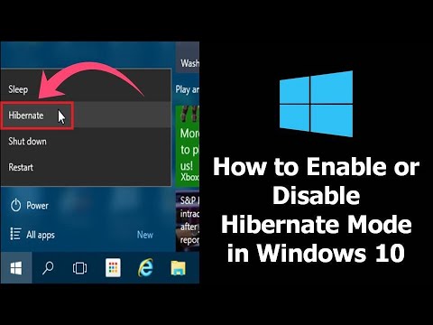 How to Enable or Disable Hibernate Mode in Windows 10 - YouTube