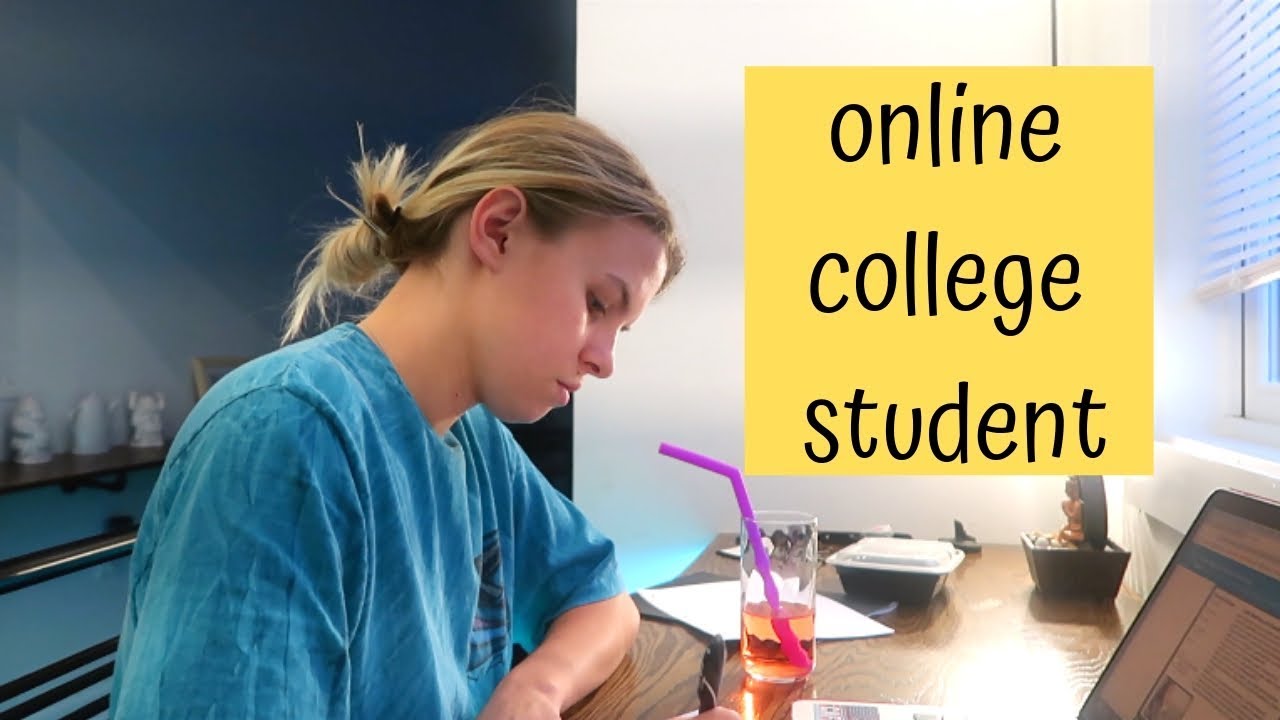 weekend of an online college student (health science major) - YouTube