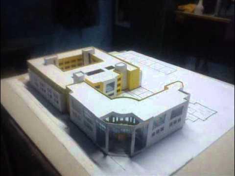 How to make architecture, building, house model - YouTube