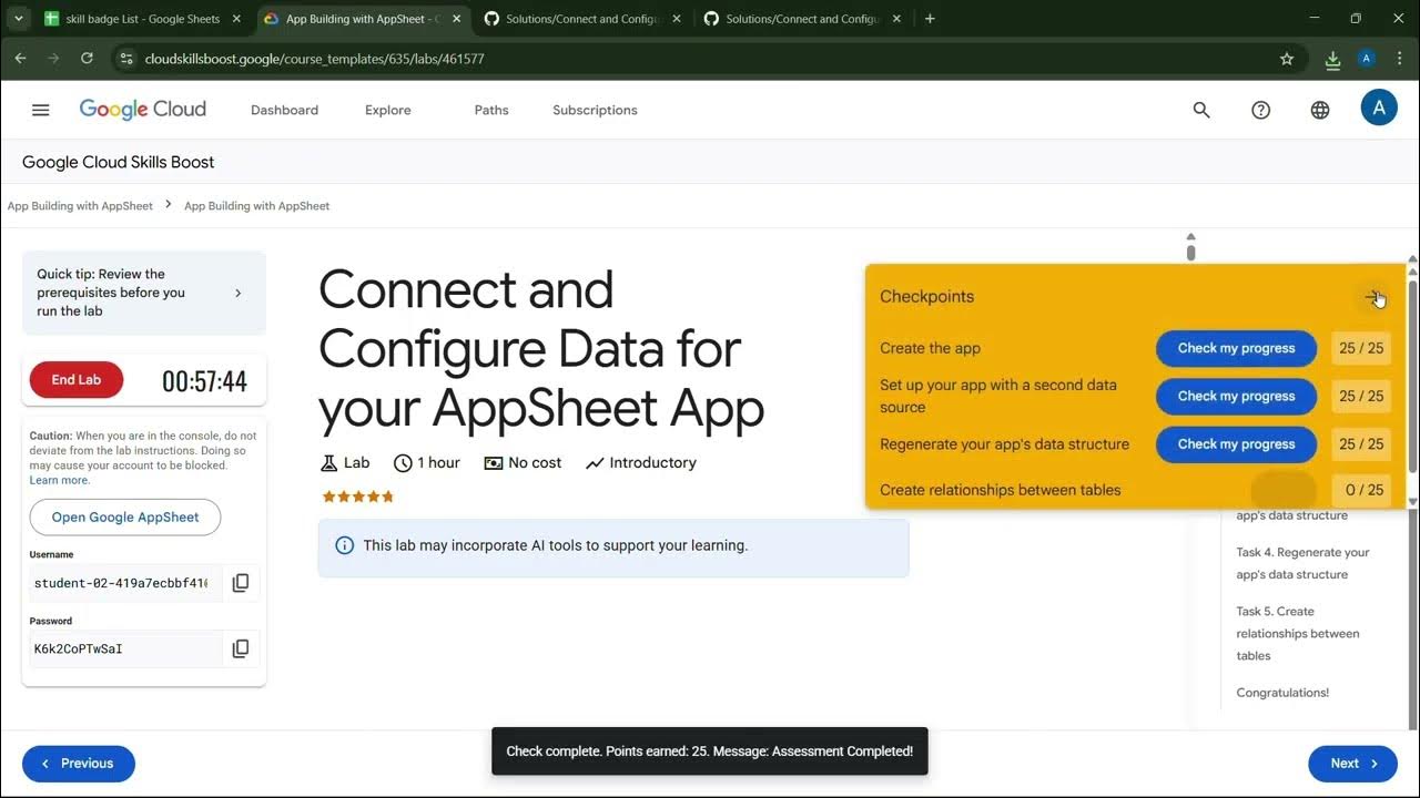 Connect and Configure Data for your AppSheet App || #gsp910 || By Arcade Helper - YouTube