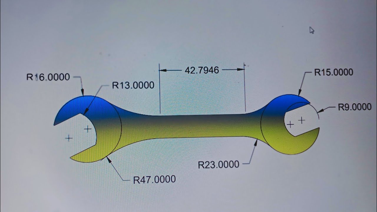 how to make wrench in auto cad 2014.......2021 - YouTube